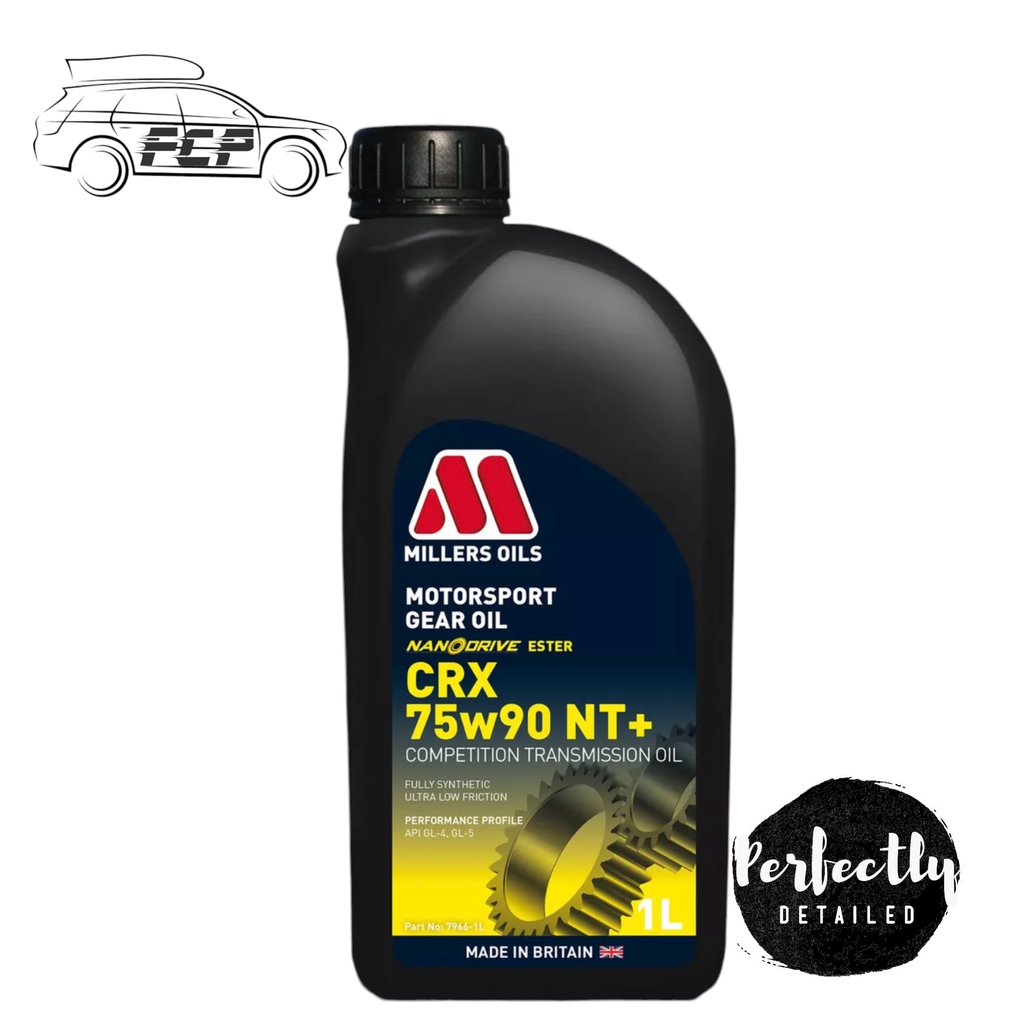 Millers Oils Motorsport CRX 75w90 NT+ Fully Synthetic Gear Oil 1L ...