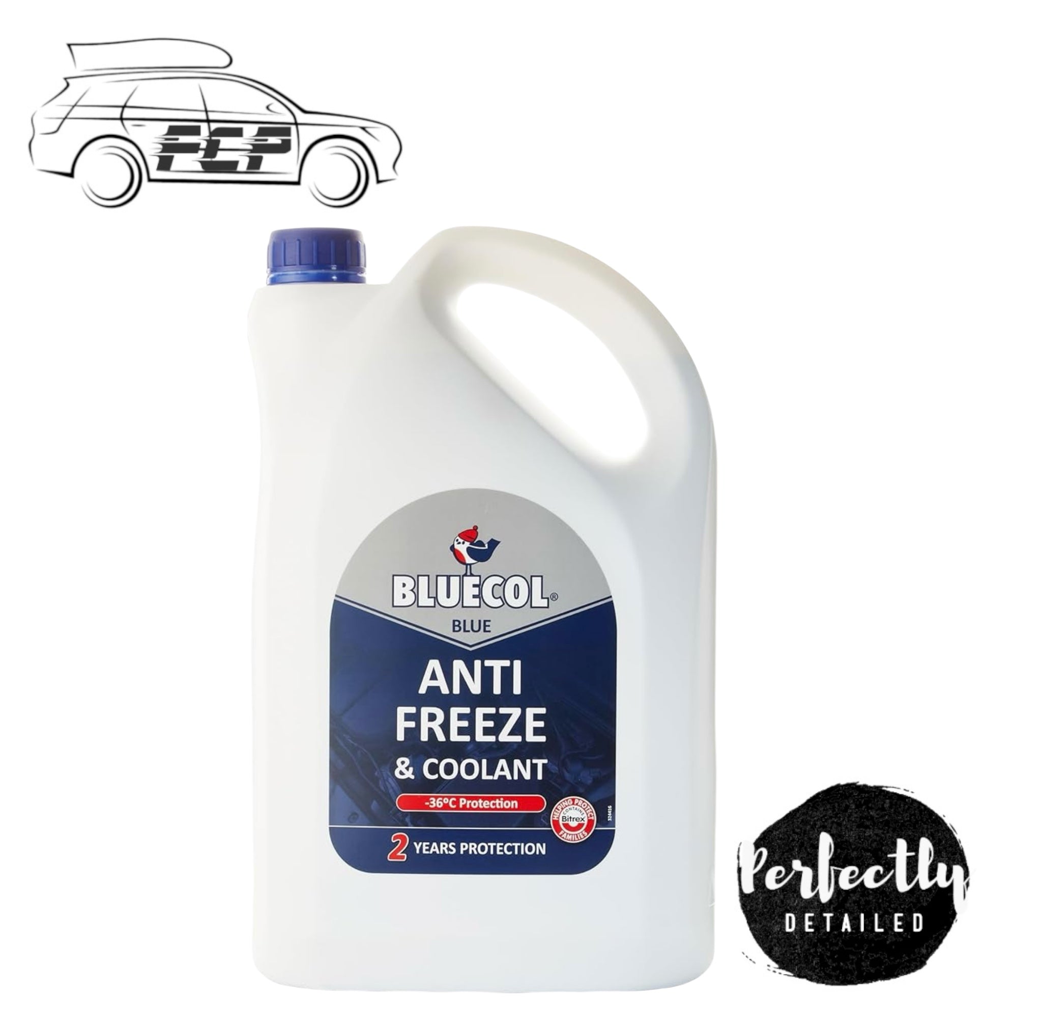 Bluecol Blue Antifreeze & Coolant -36C 5L – FastCarPartsOnline